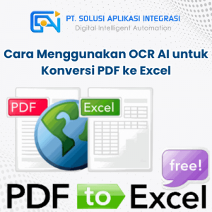 Cara Menggunakan OCR AI Untuk Konversi PDF ke Excel